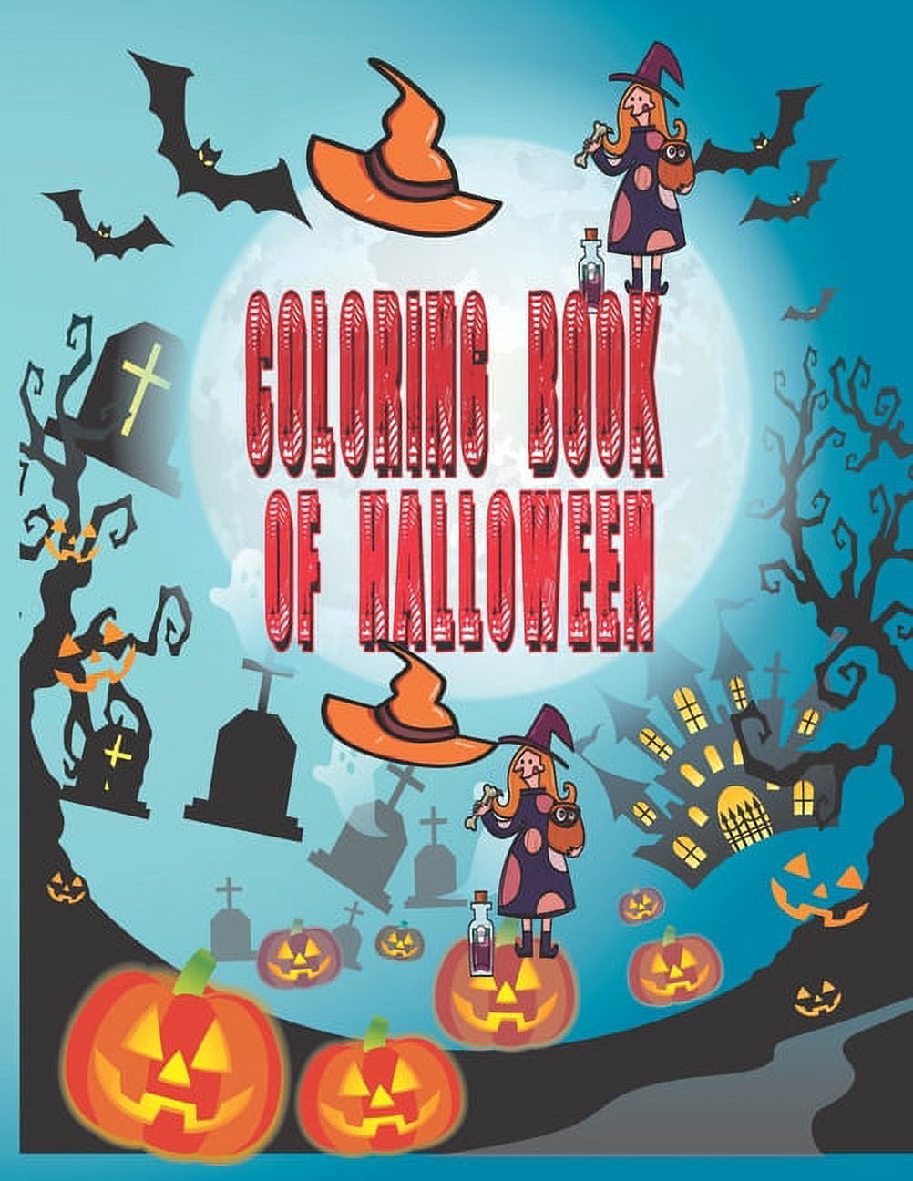 Coloring Book of Halloween: Coloring Book of Halloween for Kids ...