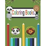 Coloring Books: Awesome Animals coloring book for kids ages 4-9 years ...