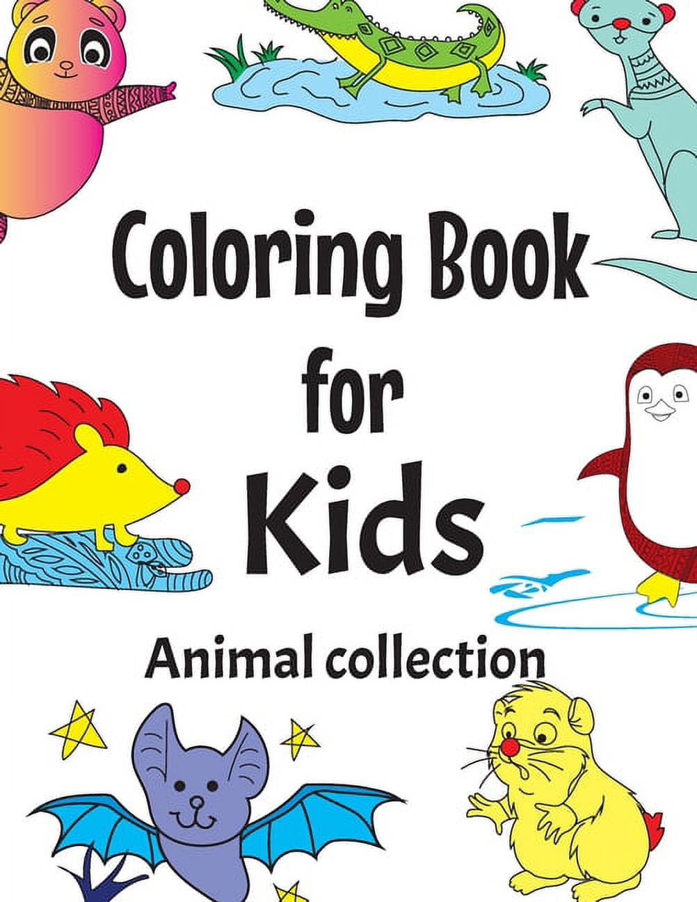 Coloring Books for Kids Animal Collection: Exclusive Work - 94 Animal ...
