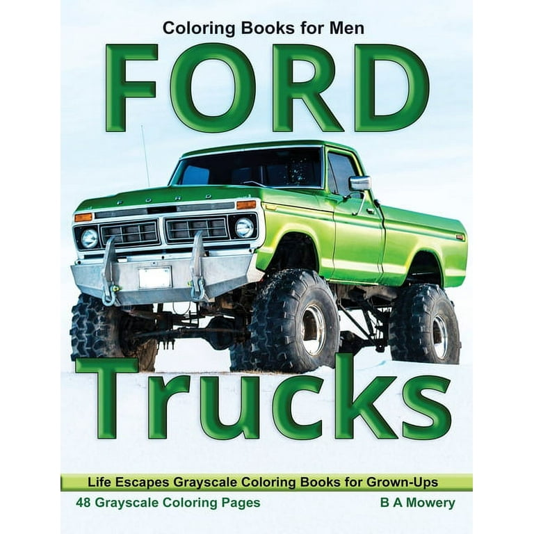 pickup truck coloring book