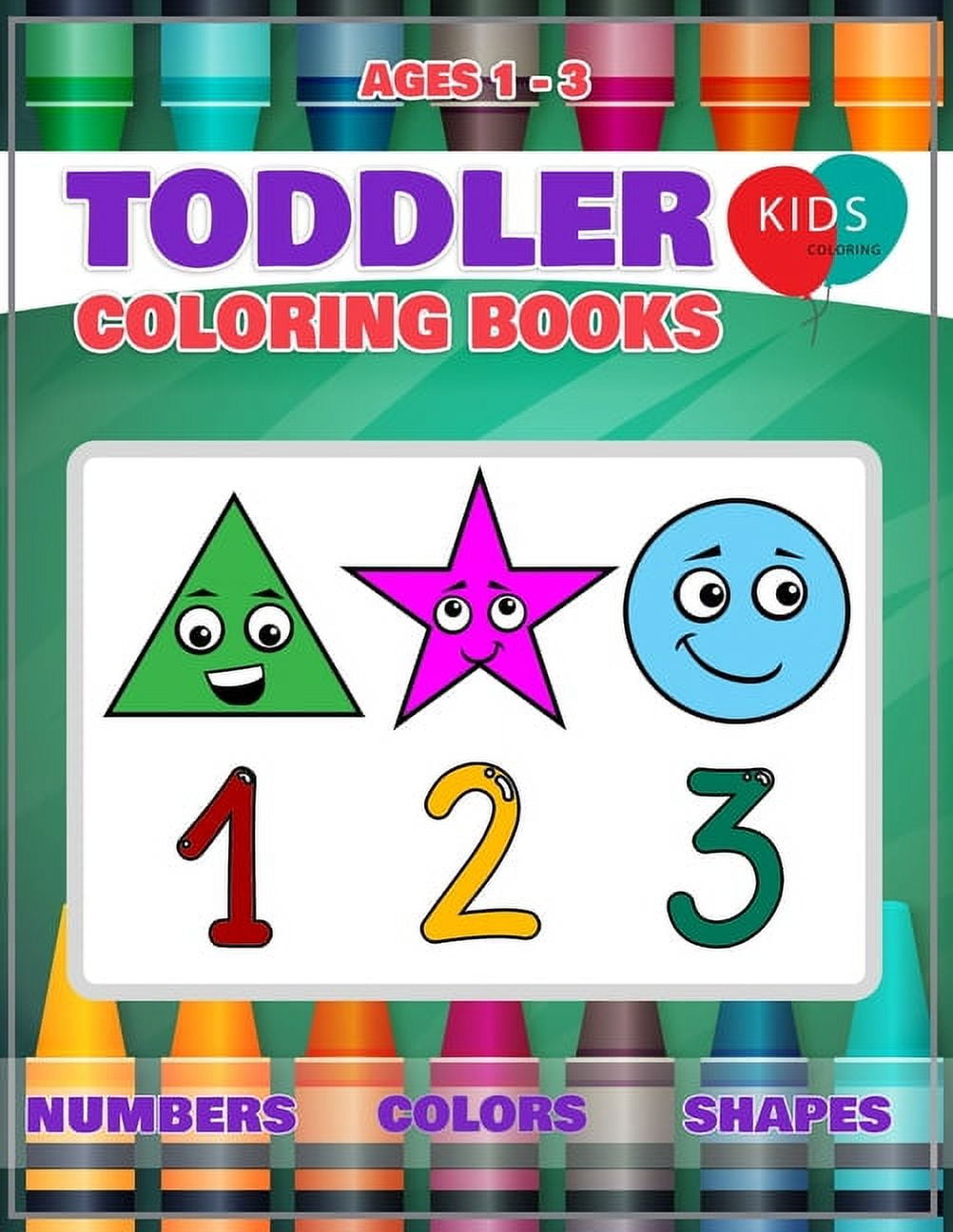 Coloring Books for Toddlers: Toddler Coloring Book : Fun Learning Of ...