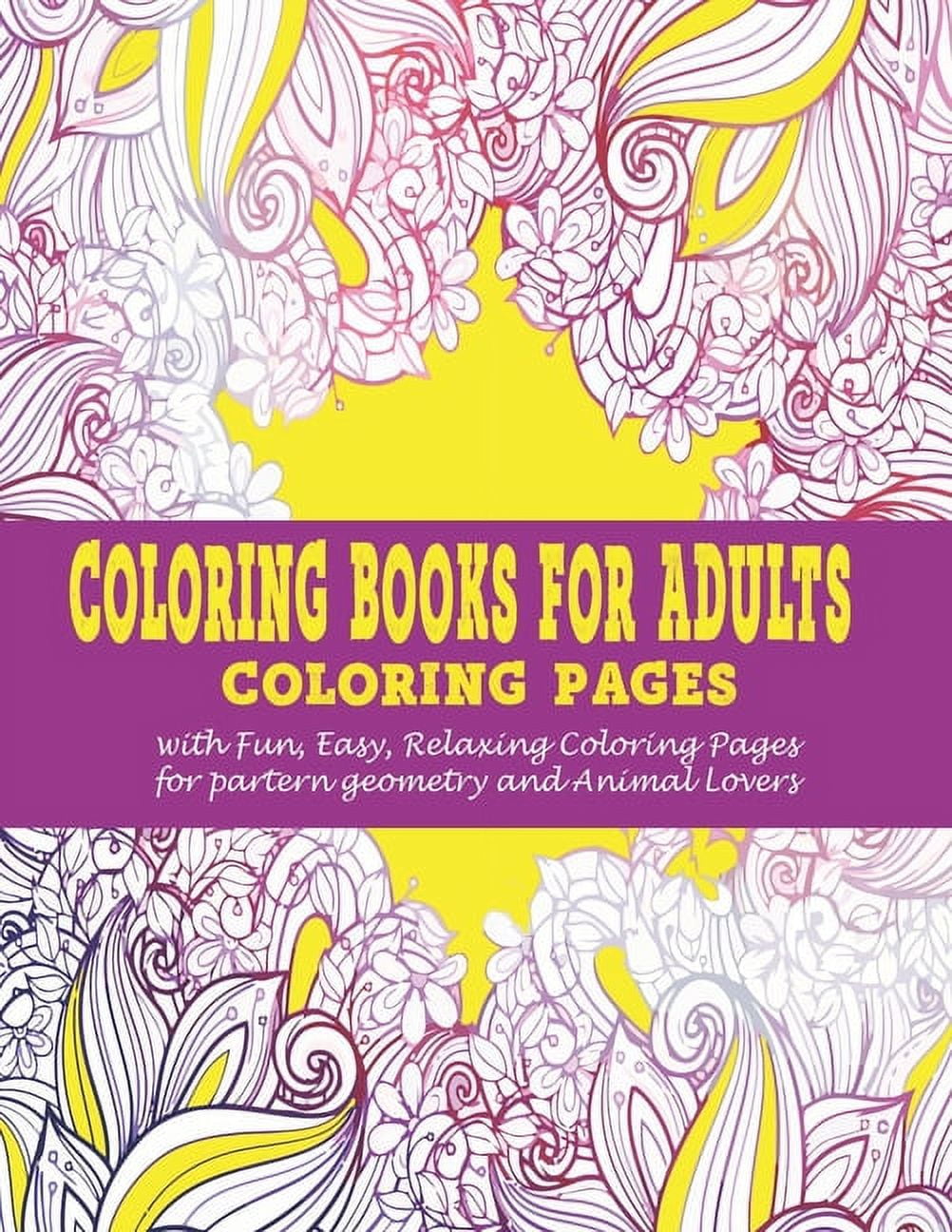 Coloring Books for Adults: : Coloring pages with Fun, Easy, Relaxing ...