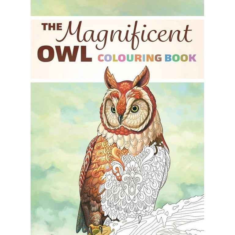 a million owls coloring book