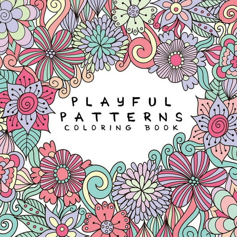 satisfying patterns coloring pages
