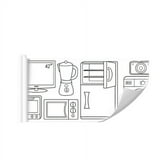 Coloring Doodle Roll, Canvas Wall Art Sticker, Easy Tear Design for 's ...