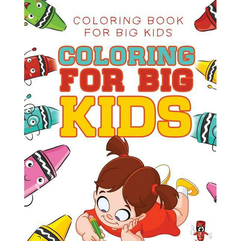 large kids coloring book