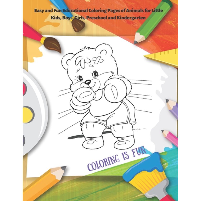 educational coloring pages for kindergarten