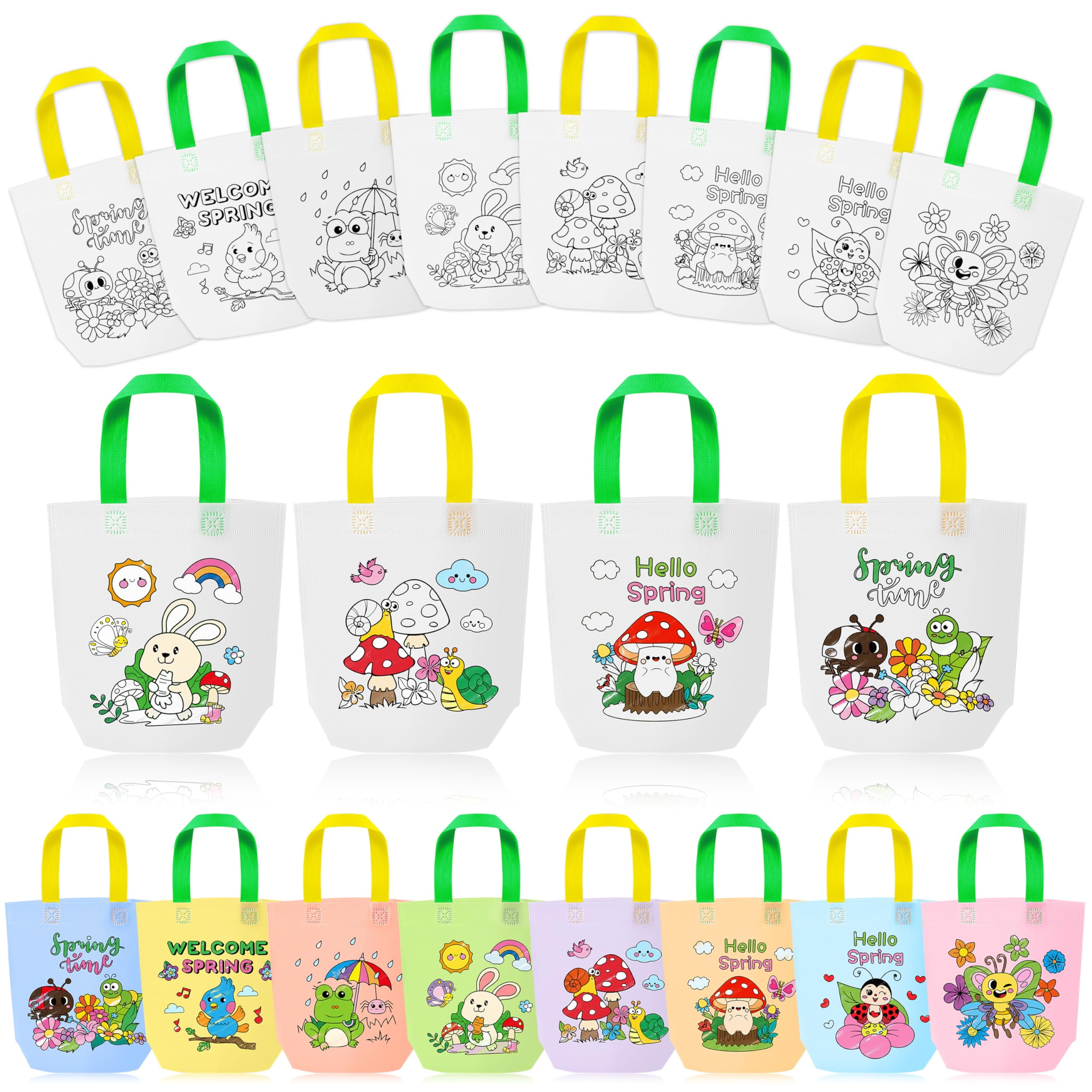 Coloring Goodie Bags MMF7 for Kids - 24Pcs Hello Bulk Color Your Own ...