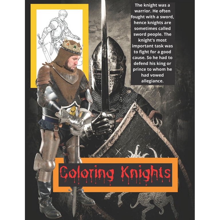 knight coloring book