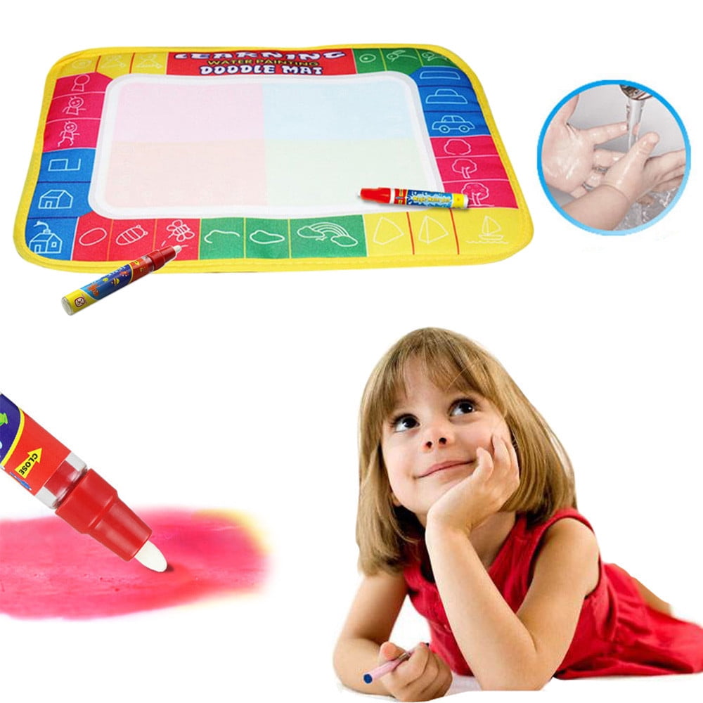 Coloring Mat,Kids Toys Large Water Painting Mat,Toddlers Doodle Pad ...
