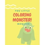 Coloring Monster: monsters coloring book: coloring book for adults ...