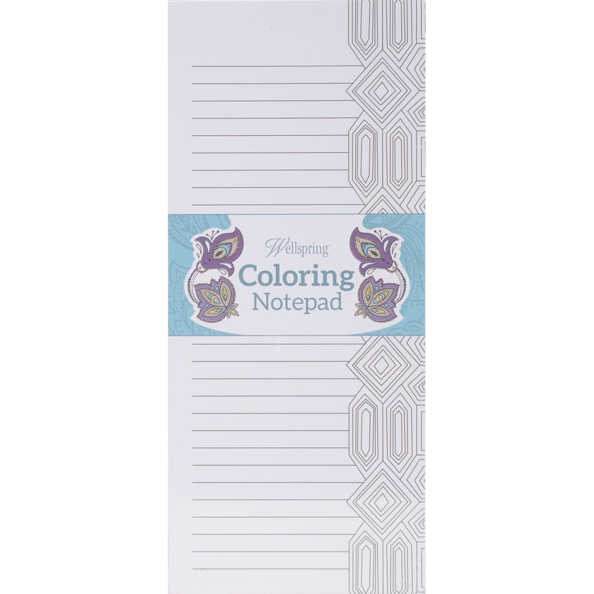 Coloring Notepad 4"x9" 40 Sheets, Multip - Walmart.com