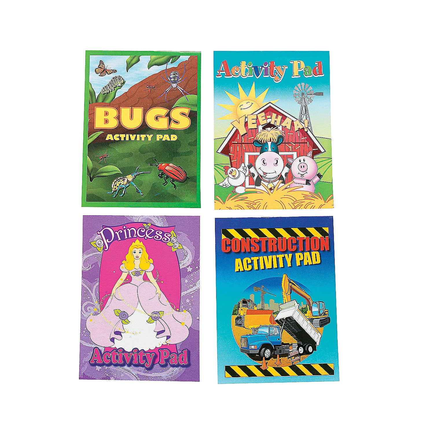 Coloring Pages & Puzzles Activity Pad Assortment, Stationery, Activity ...