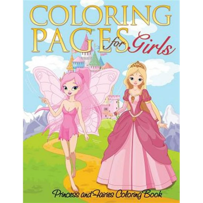 coloring book pages princess fairy