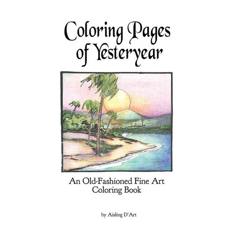 old time coloring books