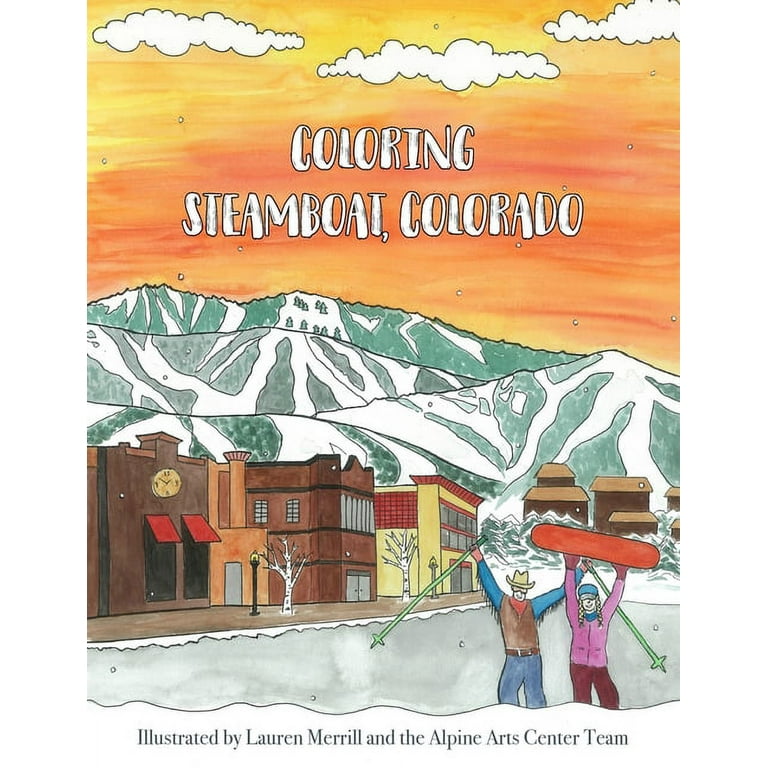 colorado mountain coloring pages