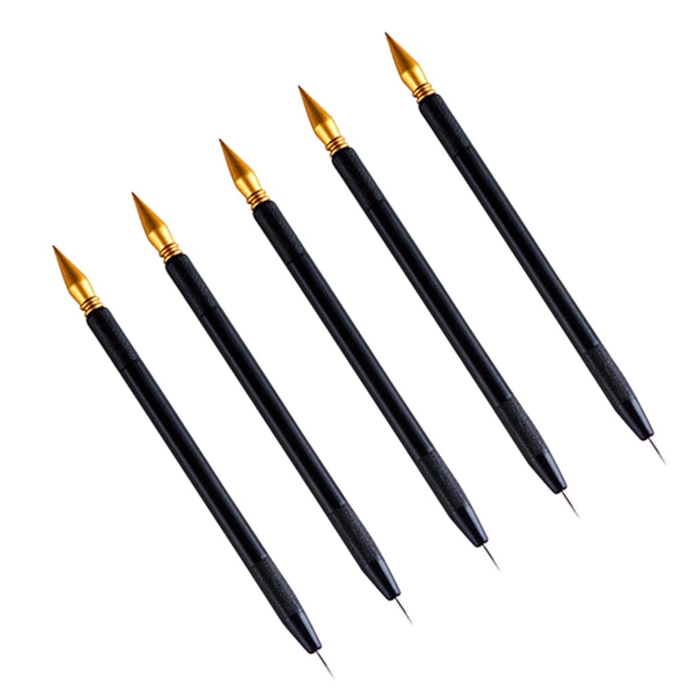 Coloring Stylus Pens 5 Pcs Book Board Scratch Paint Brush Finger ...