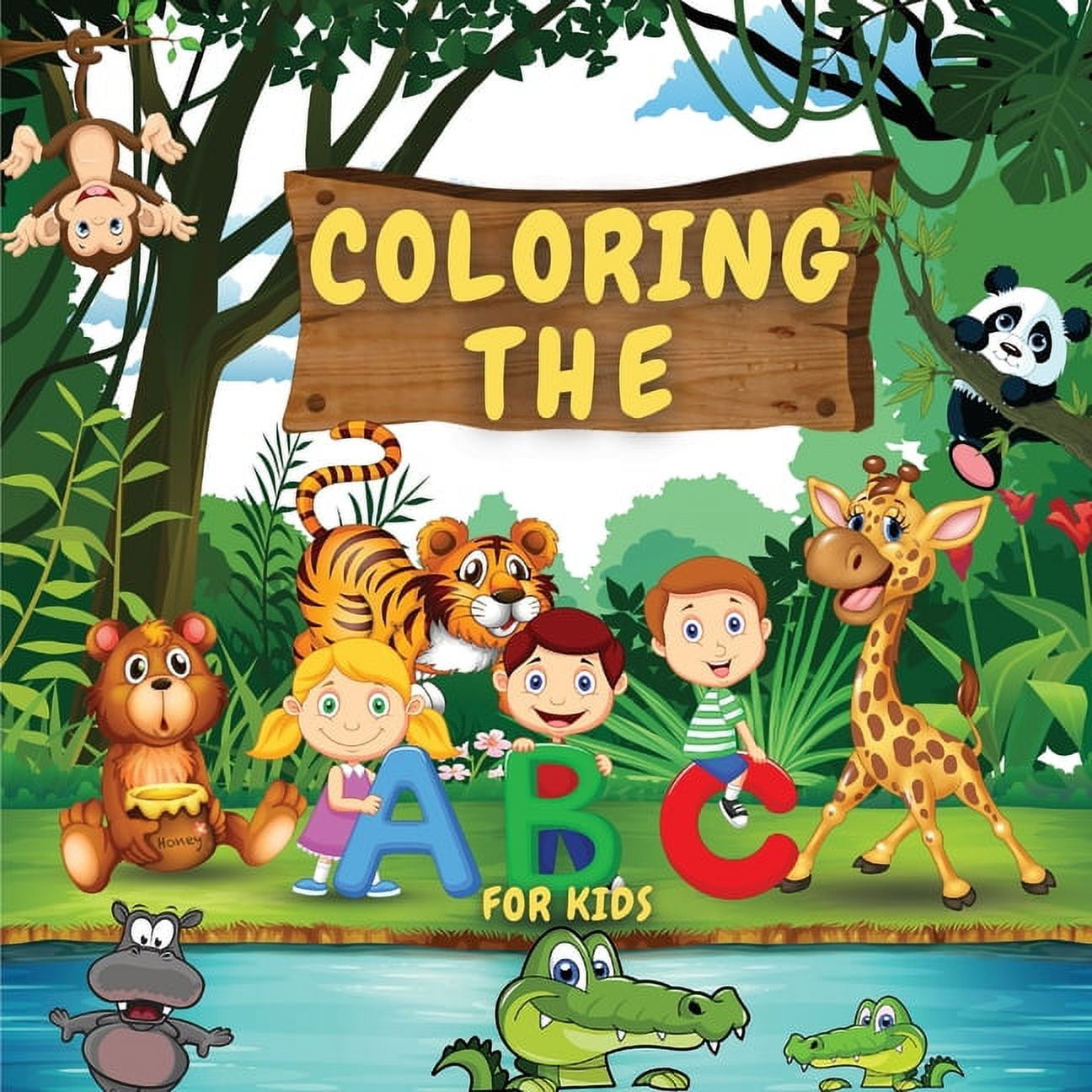 Coloring The ABCs For Kids: Coloring The ABCs Learning Book For Kids ...
