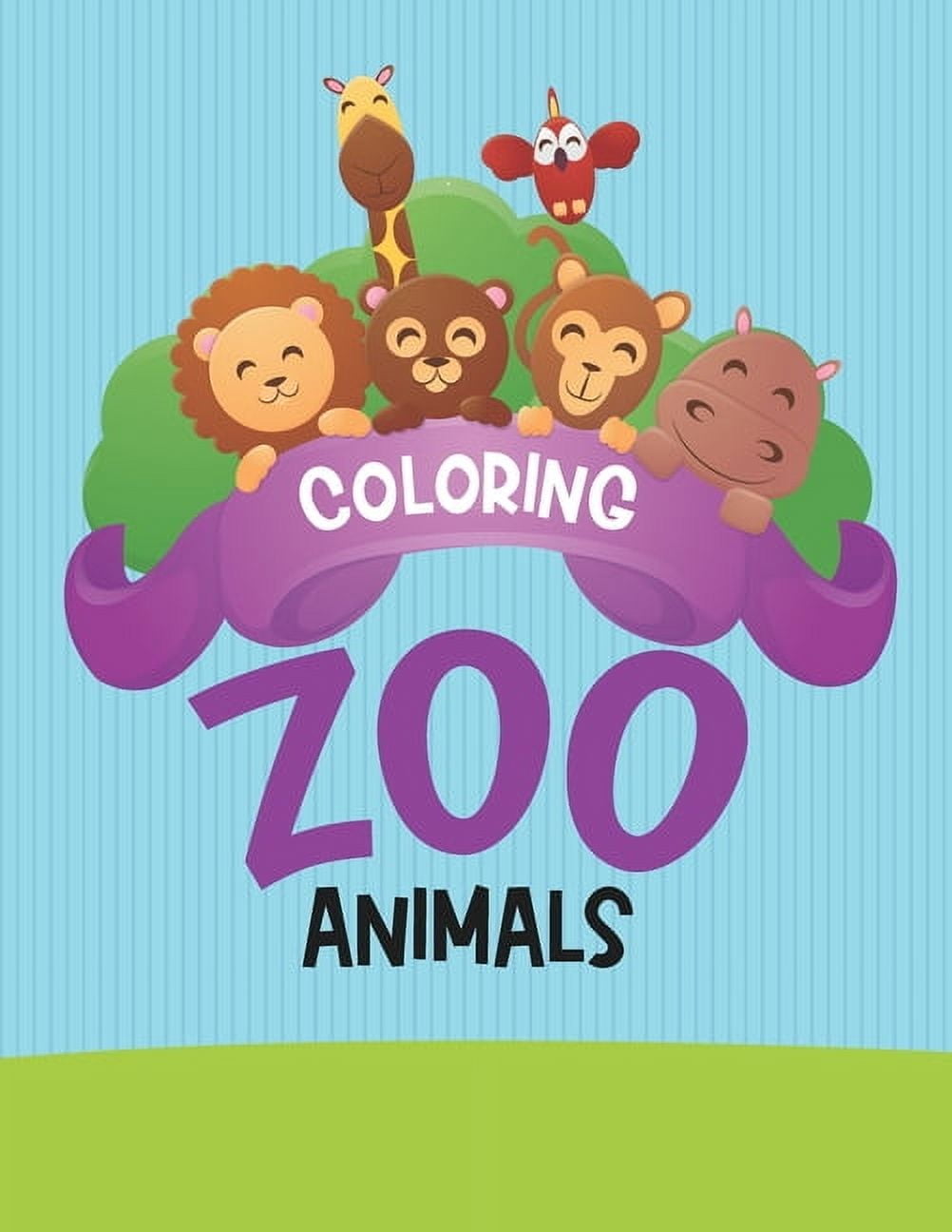 Coloring Zoo Animals: Tracing, Drawing, And Coloring Activity Pages For ...