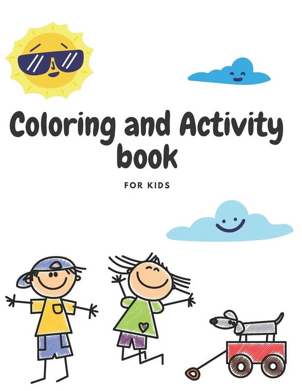 Coloring and Activity Book For Kids: Activities Spot the Difference ...