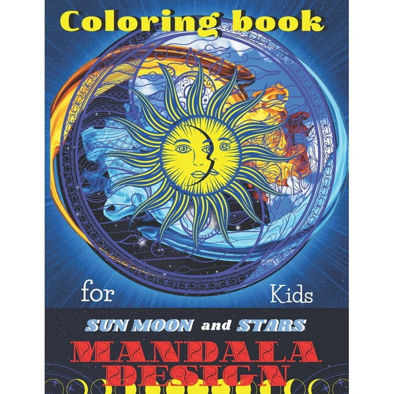 celestial moon and stars coloring pages