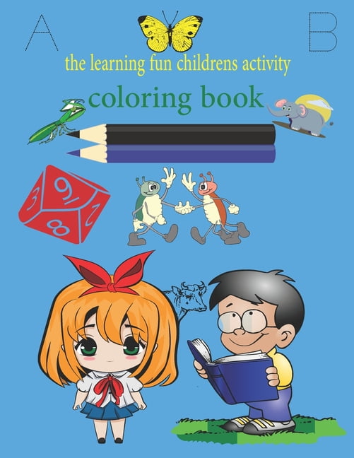 Coloring book: the learning bugs fun childres activity coloring books ...