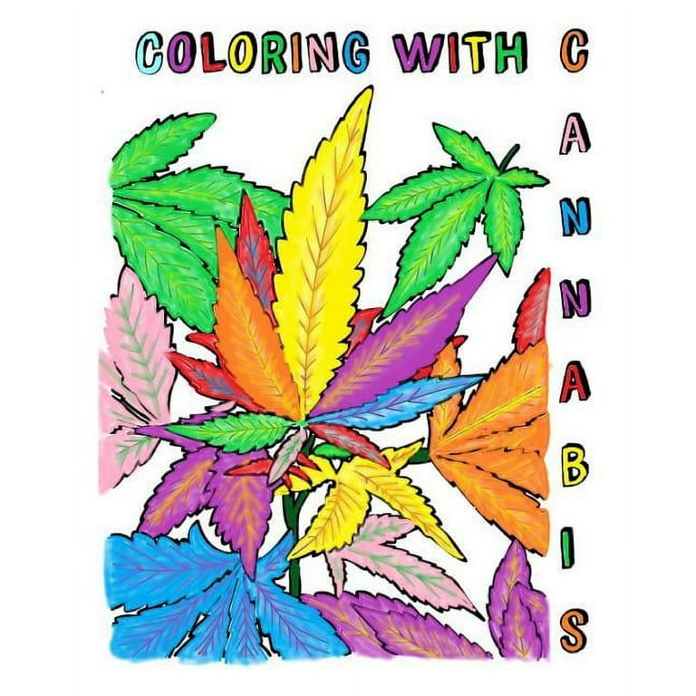 weed coloring pages easy