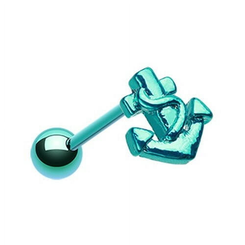 Colorline Classic Anchor Steel Barbell - Walmart.com