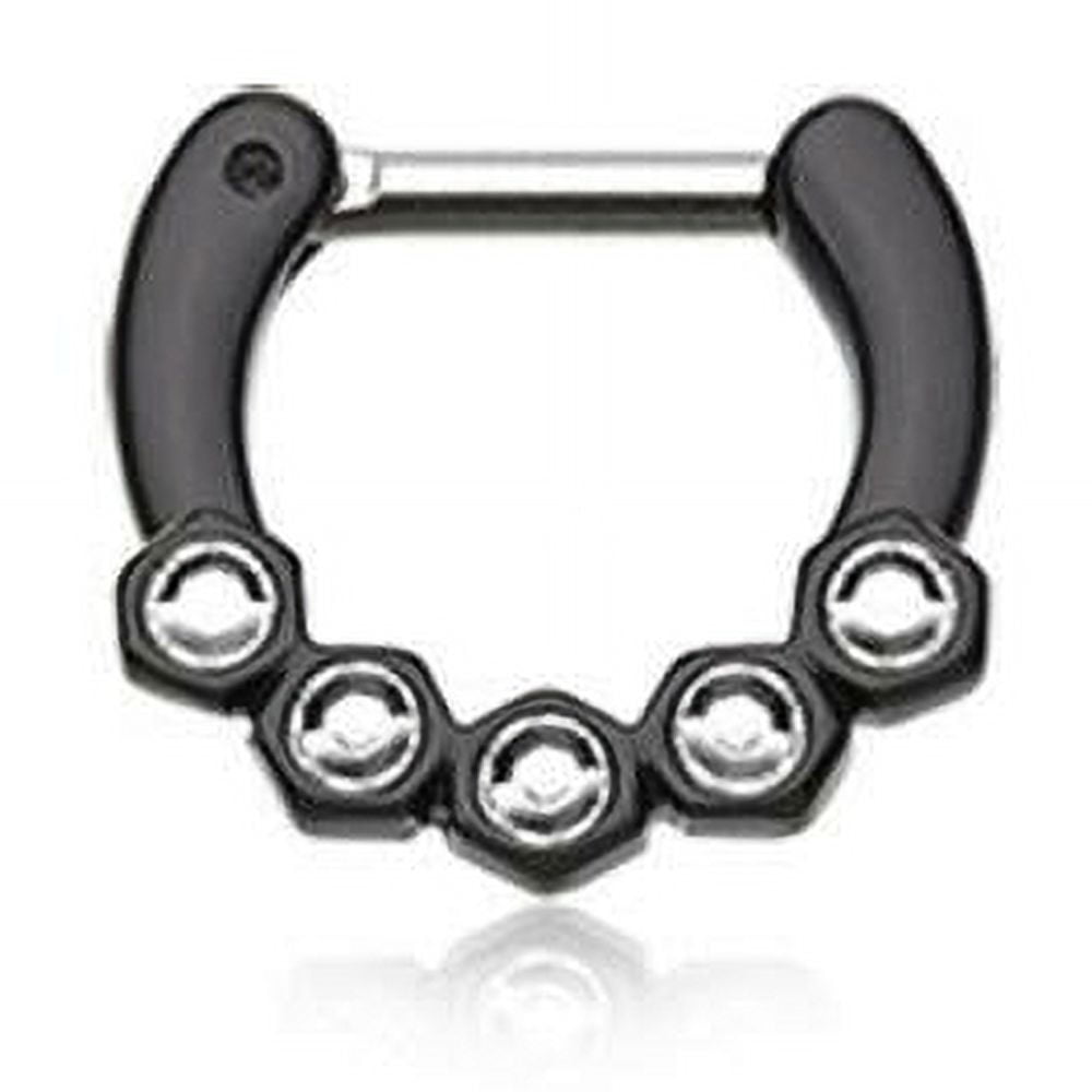Colorline Hexa Gemina Sparkle Septum Clicker - Walmart.com