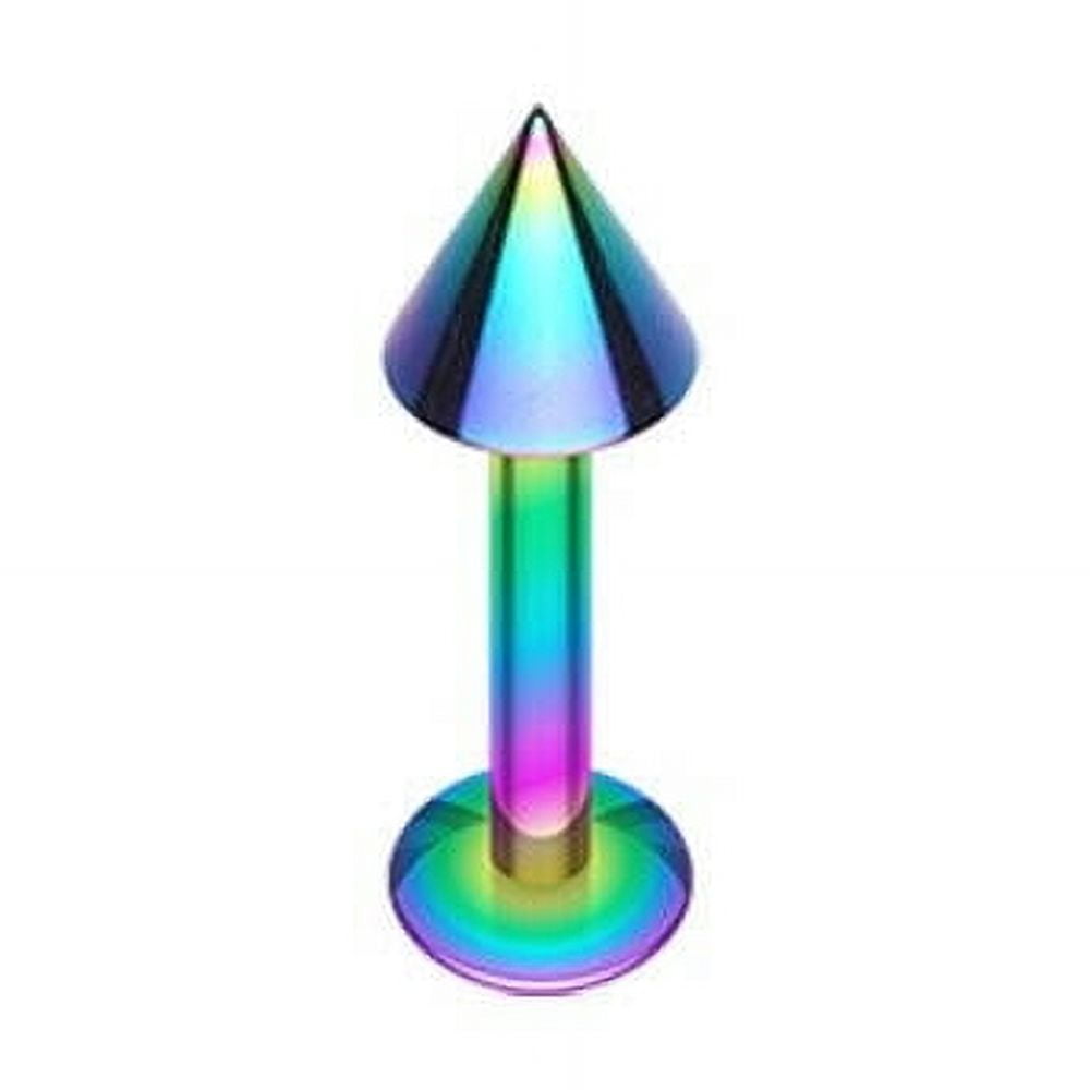 Colorline PVD Basic Steel Spike Labret - Walmart.com