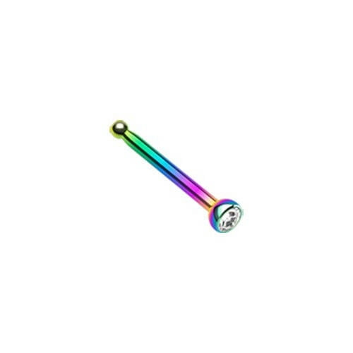 Colorline Press Fit Gem Top Nose Stud Ring - Walmart.com