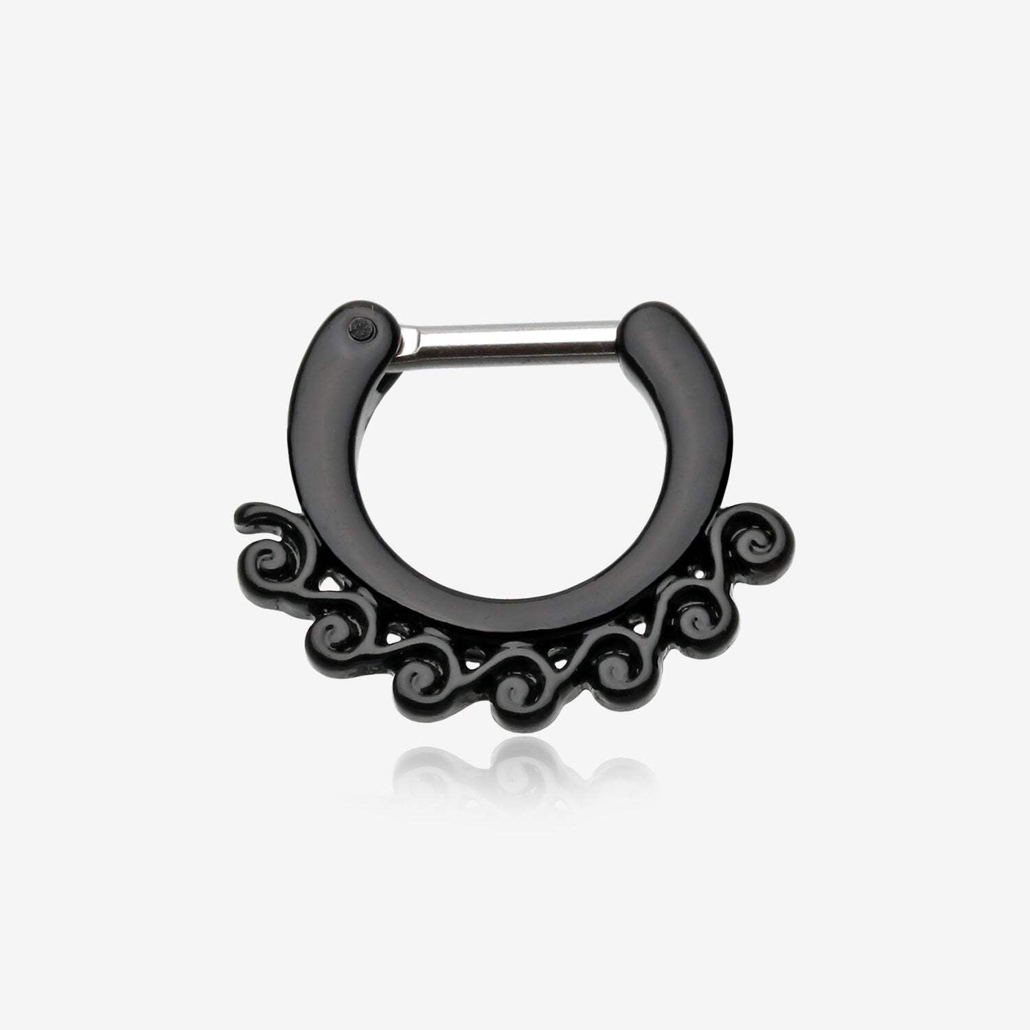 Colorline Tidal Wave Filigree Septum Clicker - Walmart.com