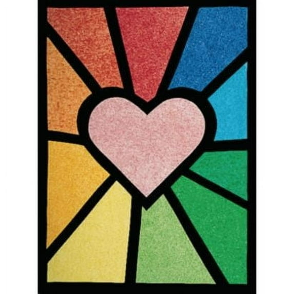 Colorlite Stained Glass Windows Craft Kit (Pack of 50) - Walmart.com
