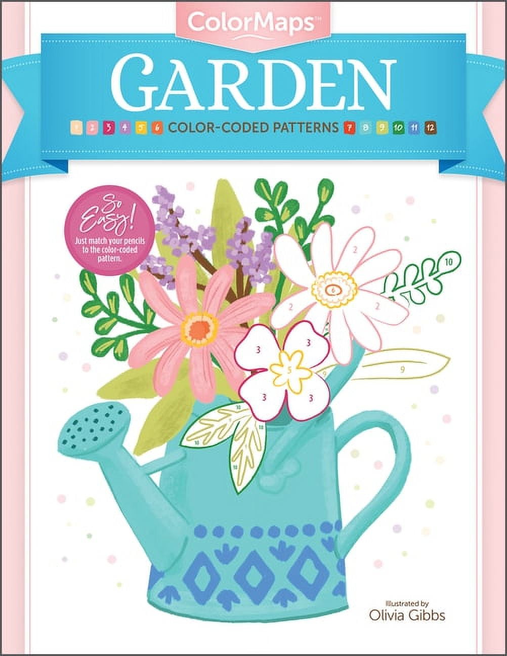Colormaps Colormaps: Garden: Color-Coded Patterns Adult Coloring Book ...