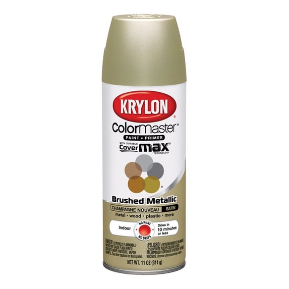 Colormaster Indoor/Outdoor Aerosol Paint 12oz-Satin Champagne Nouveau ...