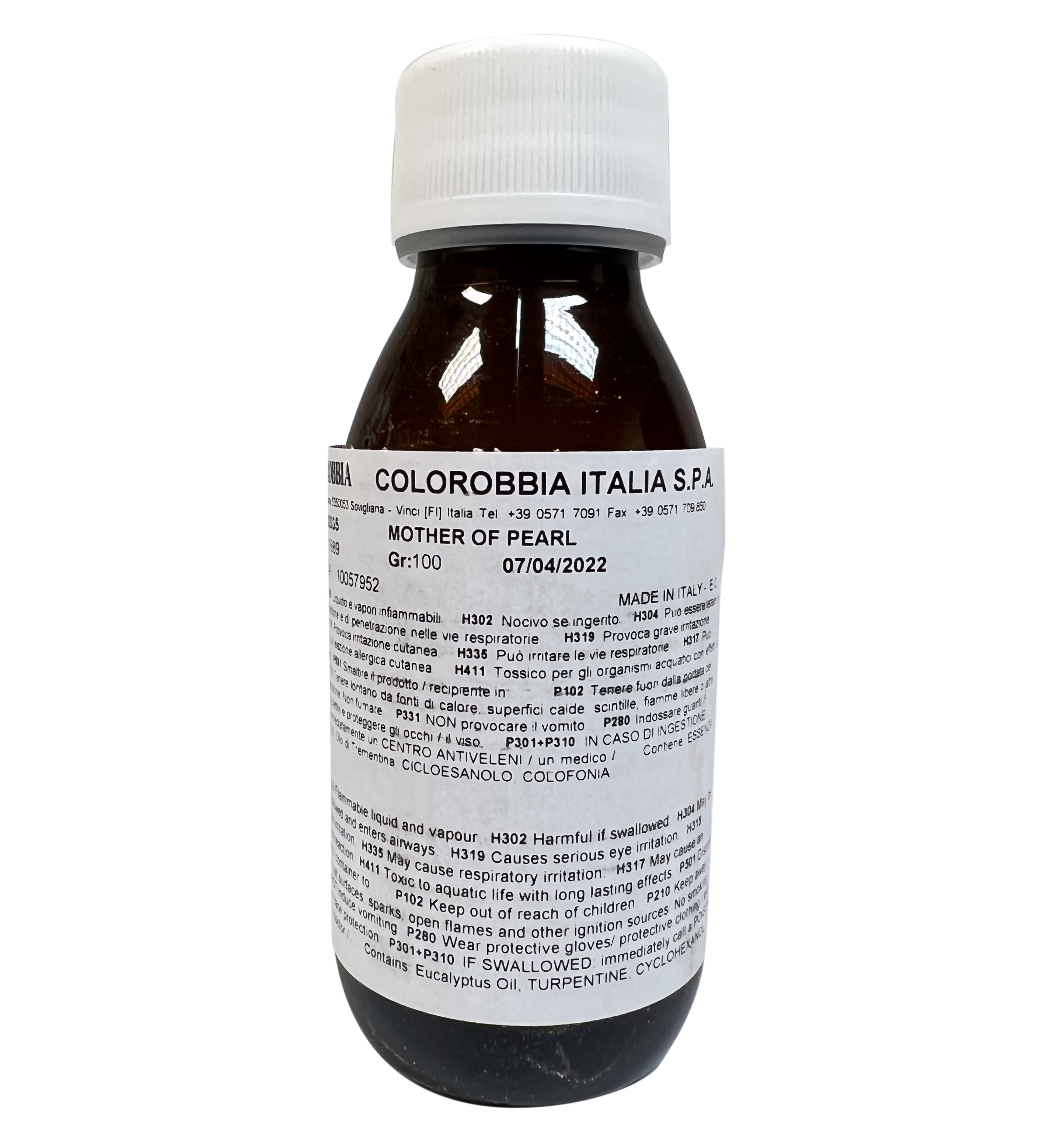 Colorobbia® Mother of Pearl Overglaze Luster - 100 Gram Per Bottle (Pkg ...