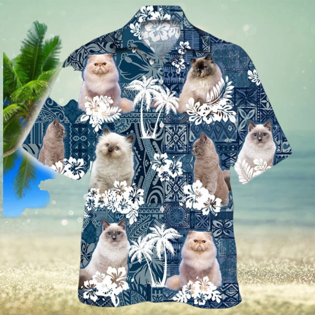 Colorpoint Hawaiian Shirt Cat Aloha Shirt For Men Women Beach - Walmart.com