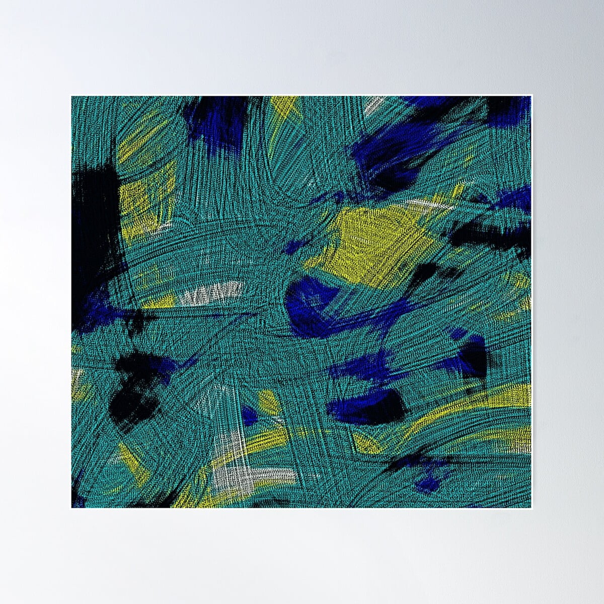 Colors 843 By Kristalin Davis Poster Wall Art, Modern Wall Decor For ...