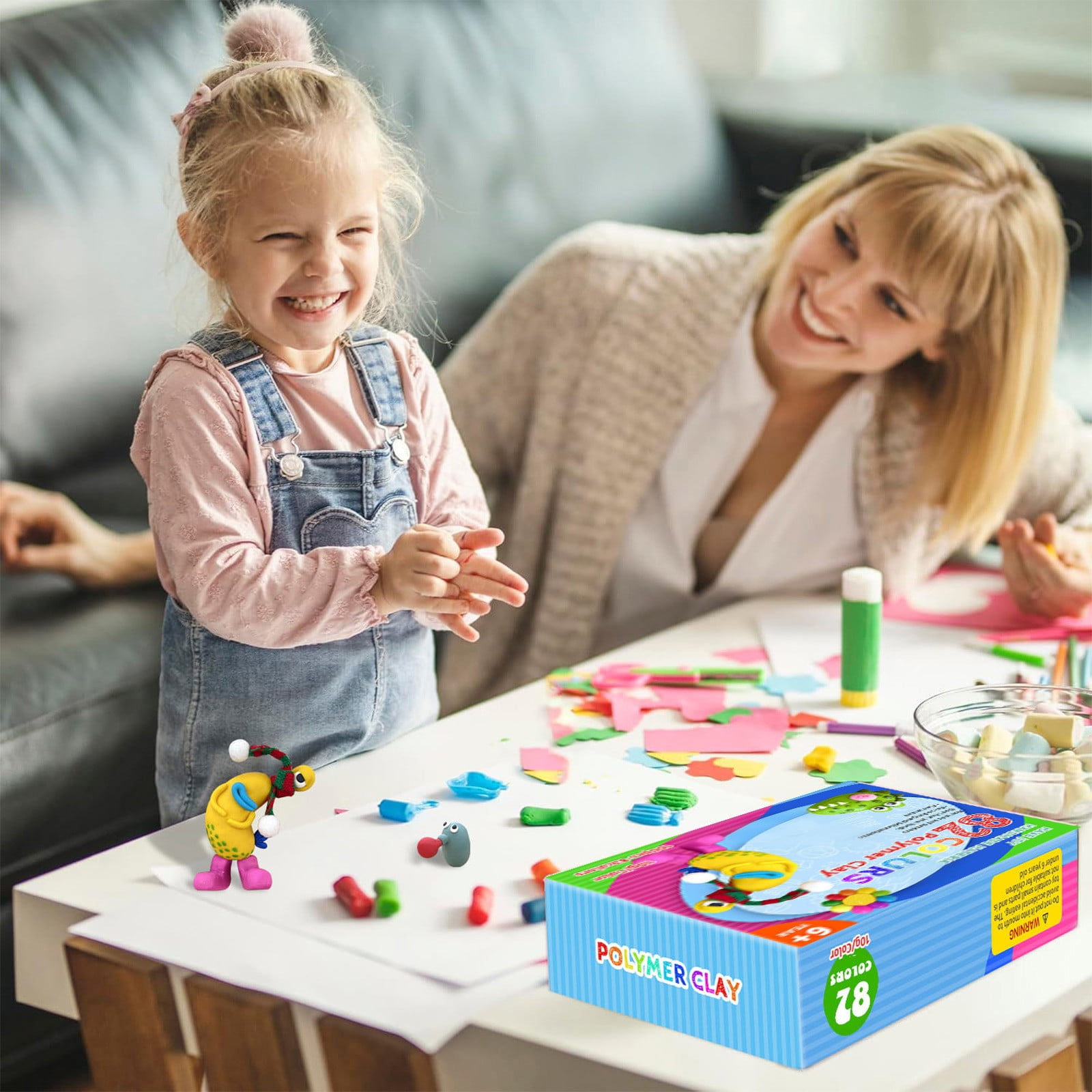 Colors Air Dry Clay,Magic Modeling Clay with Tools,Ultra Light DIY ...