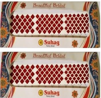 Colors Bindi-Maroon Colour Square Shape Mediium Size Plain Sticker ...