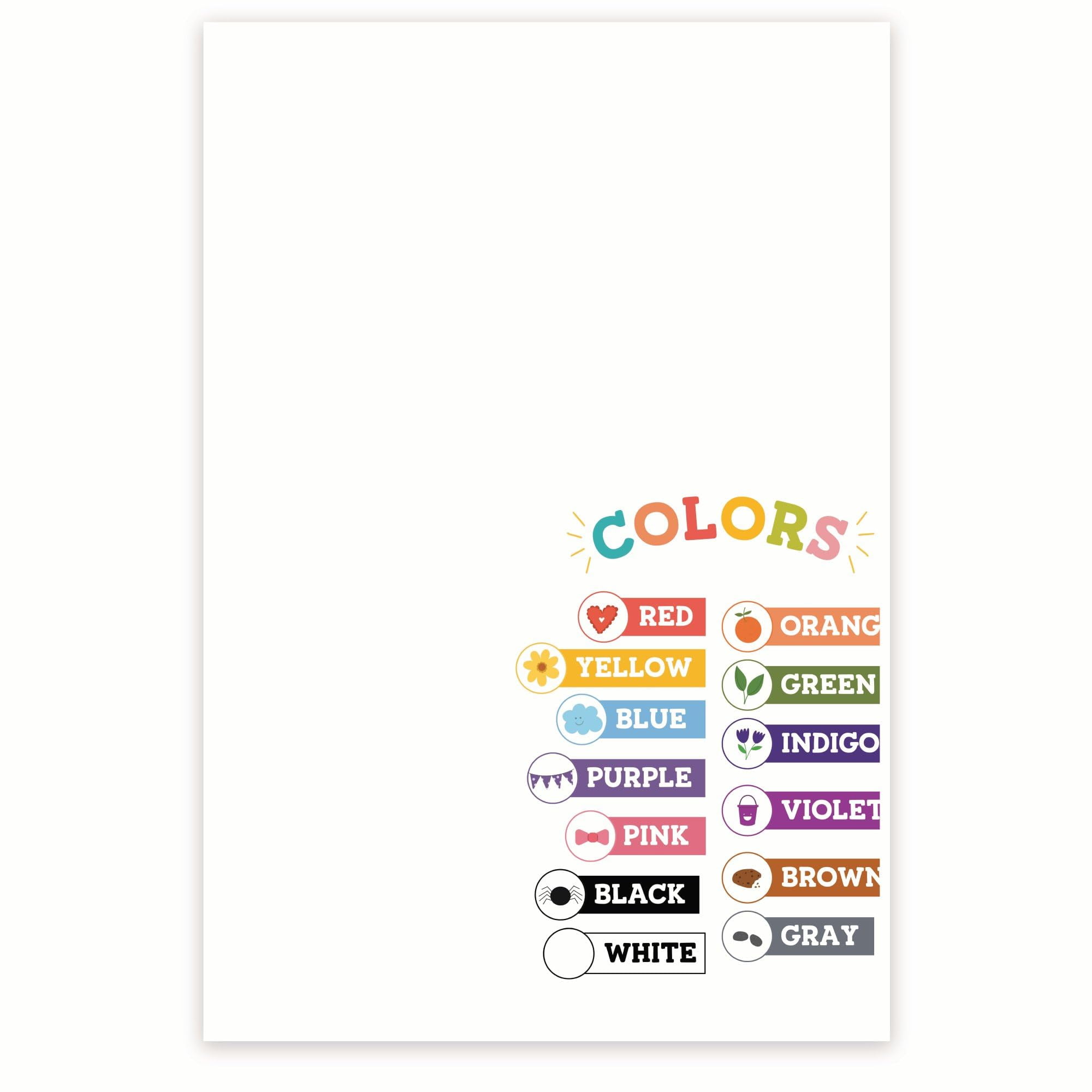 Colors Classroom Poster - Learning Basic Colors - Early Learning ...