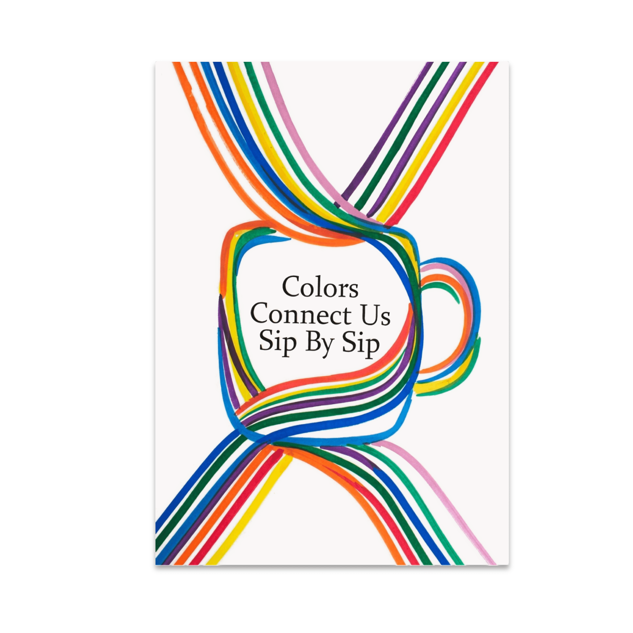 Colors Connect Us Sip By Sip - Community Lovers - 13x19 Poster Print ...