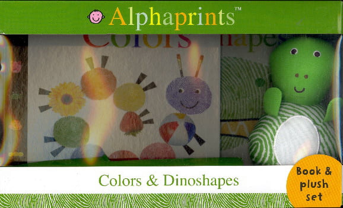 Colors & Dinoshapes Book & Plush Set (Alphaprints) - Walmart.com