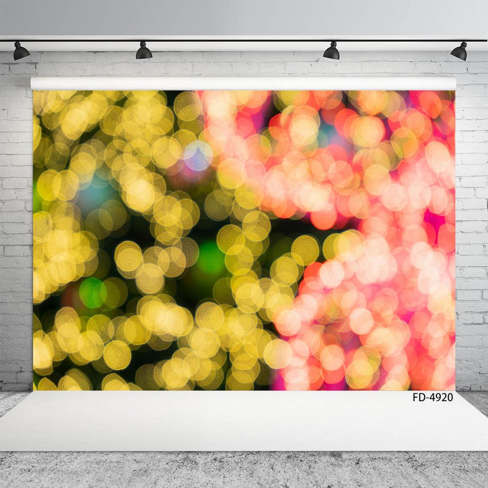 Colors Flare Bokeh Glitter Photographic Backdrop Vinyl Background for ...