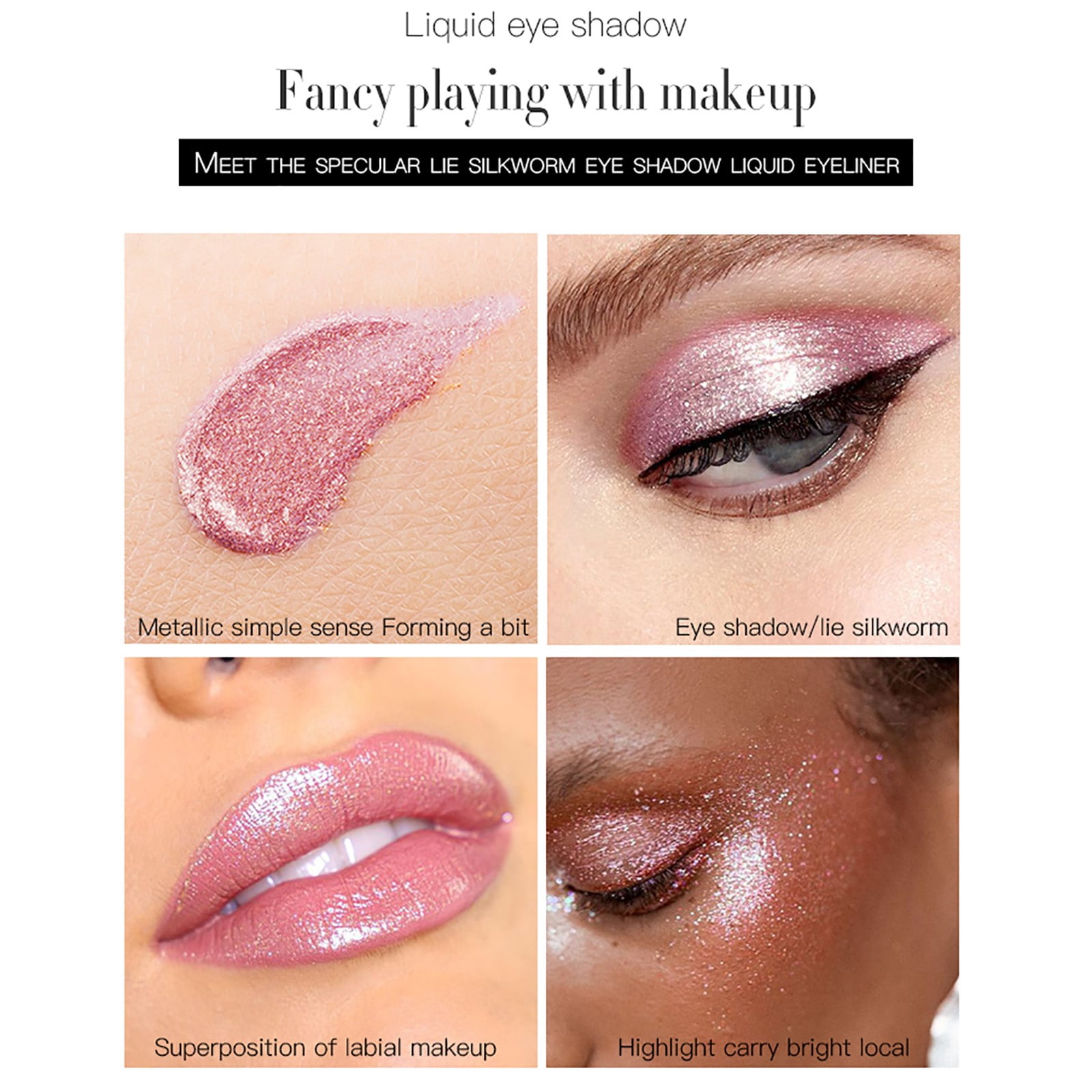 Colors Liquid Eyeshadow - Sparkling Diamond Pearlescent Eye Makeup ...