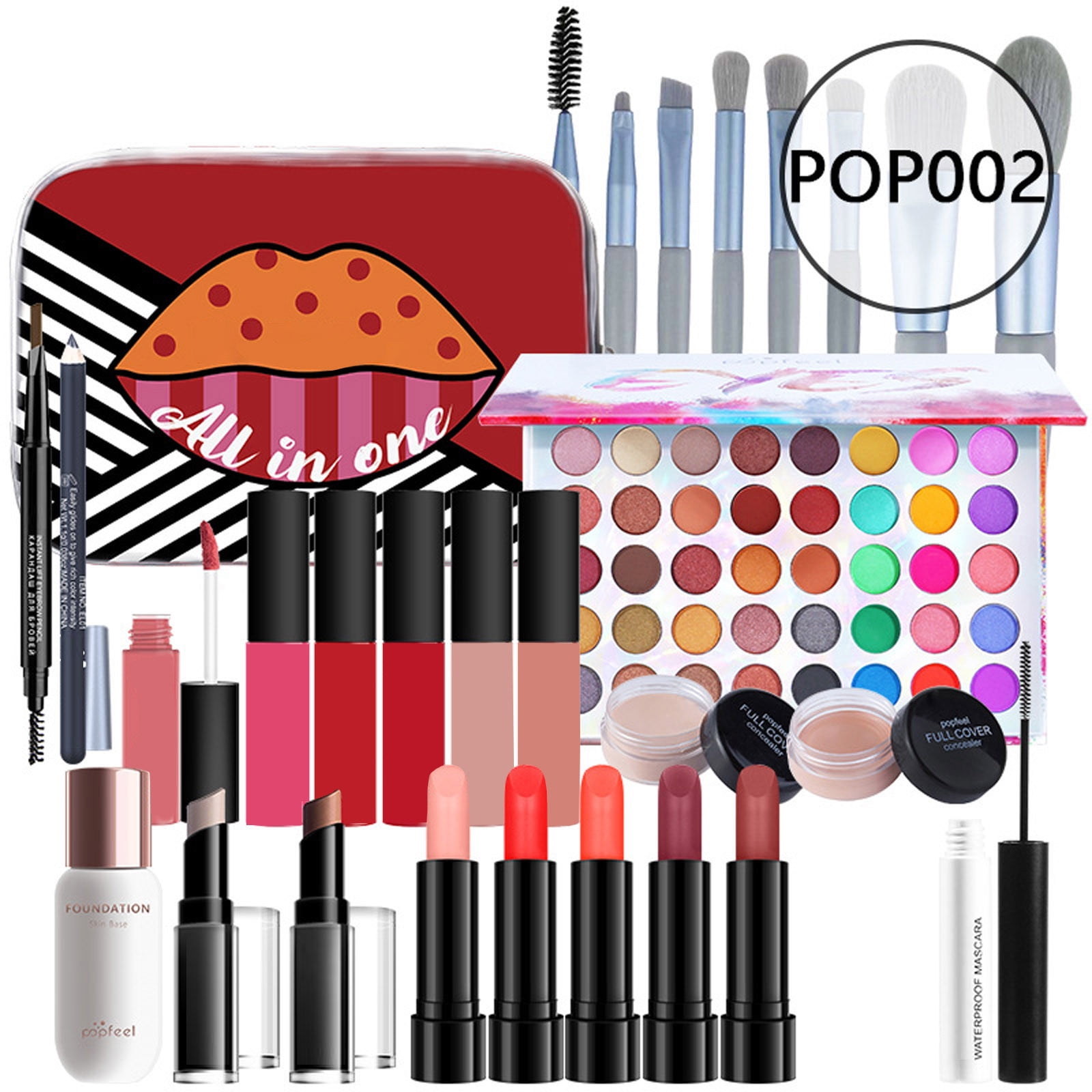 Colors Makeup Pallet,Professional Makeup Kit for Women Full Kit, All in ...