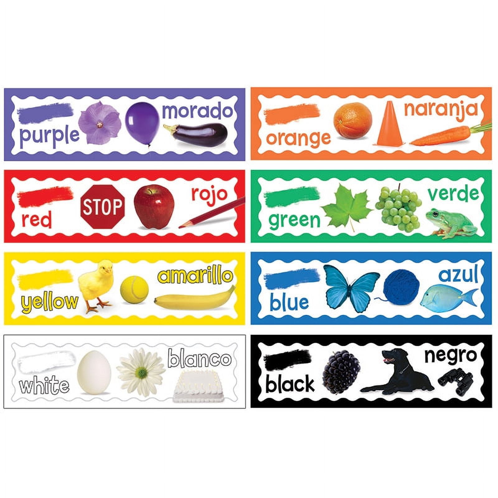 Colors Mini Bulletin Board Set, English-Spanish | Bundle of 10 Sets ...