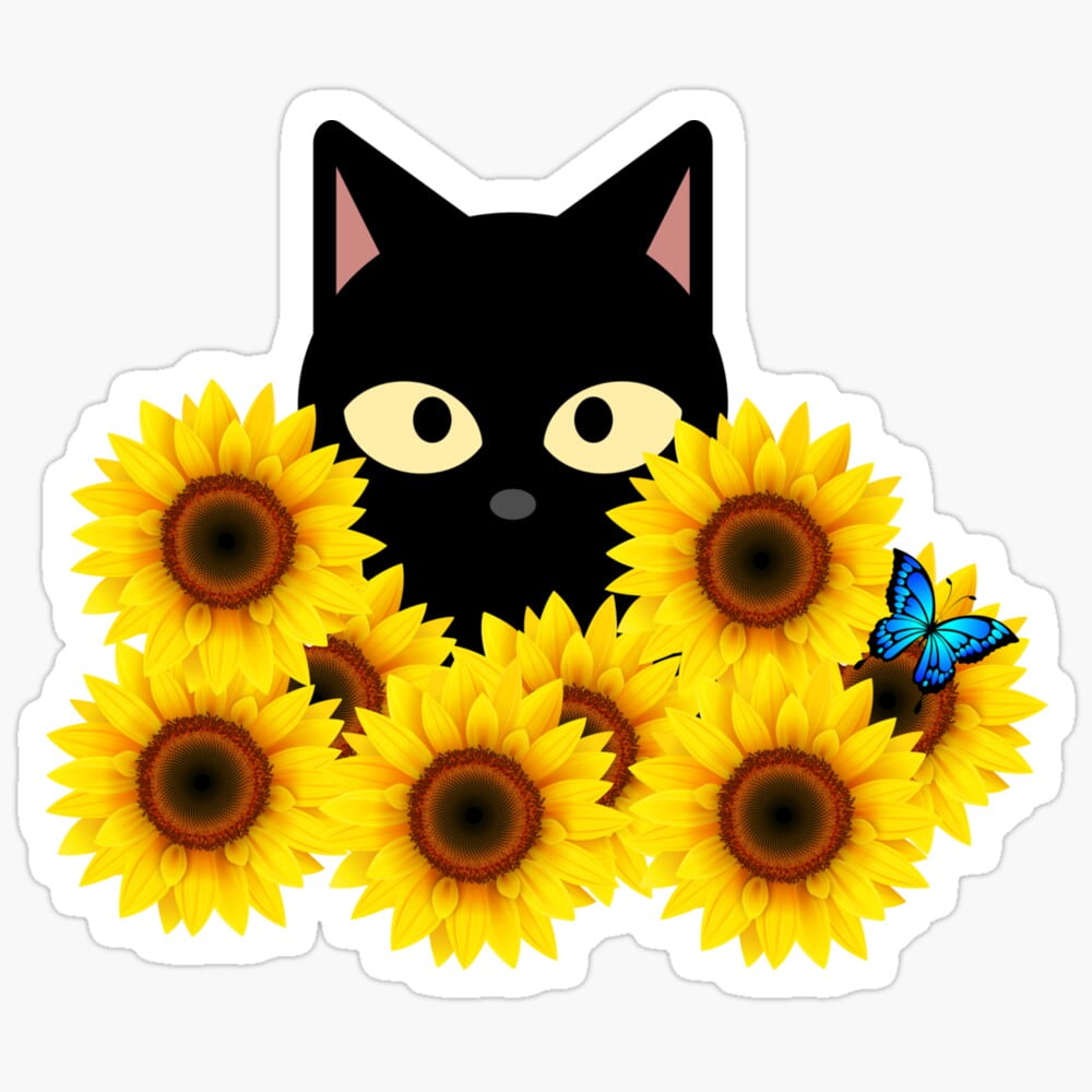 Colors Of Freedom - Hidden Cat Sticker Phone Decal Water Bottle ...