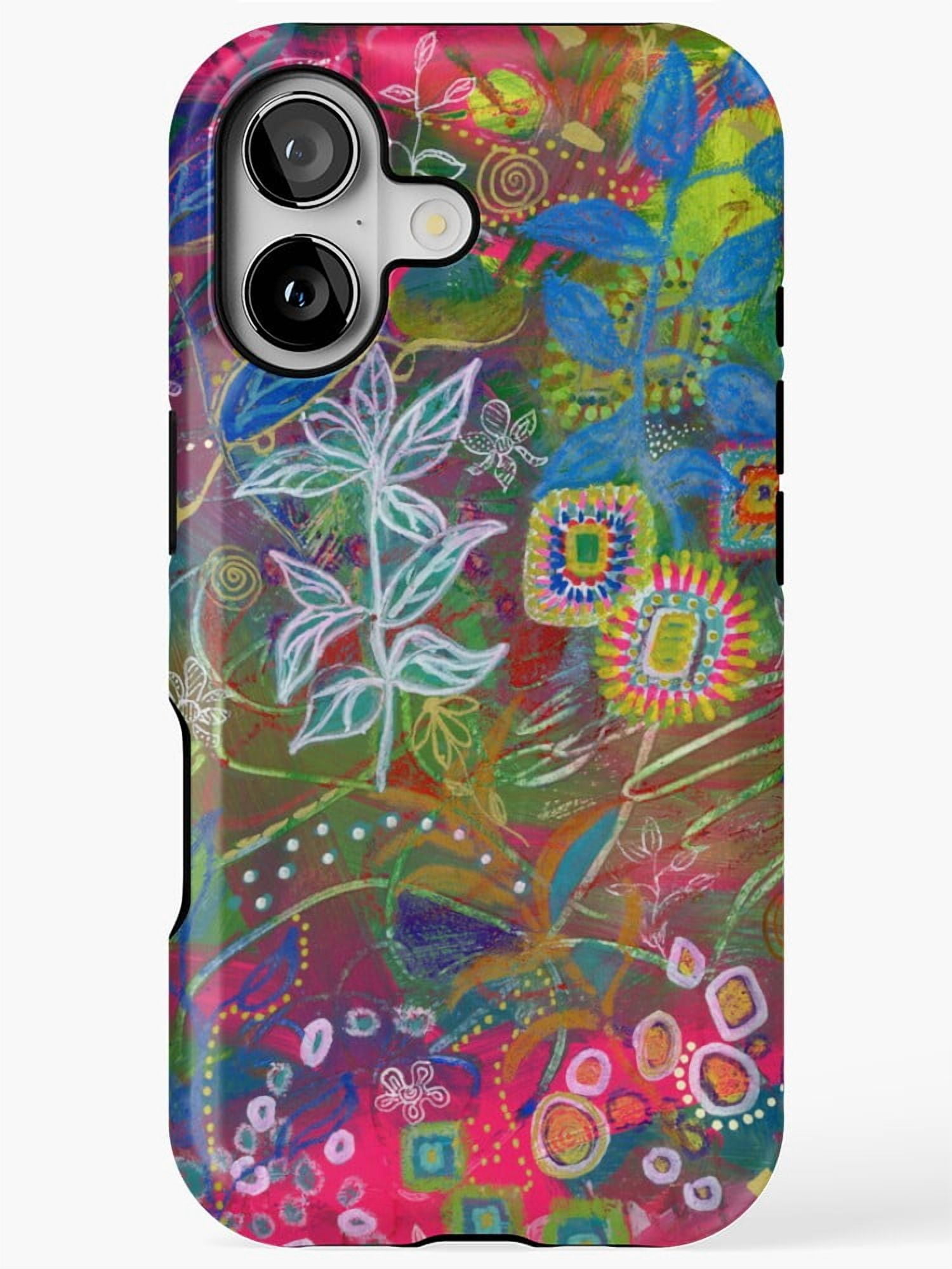 Colors Of Happy Bright Art Phone Case for iPhone 11 12 13 14 15 16 17 ...