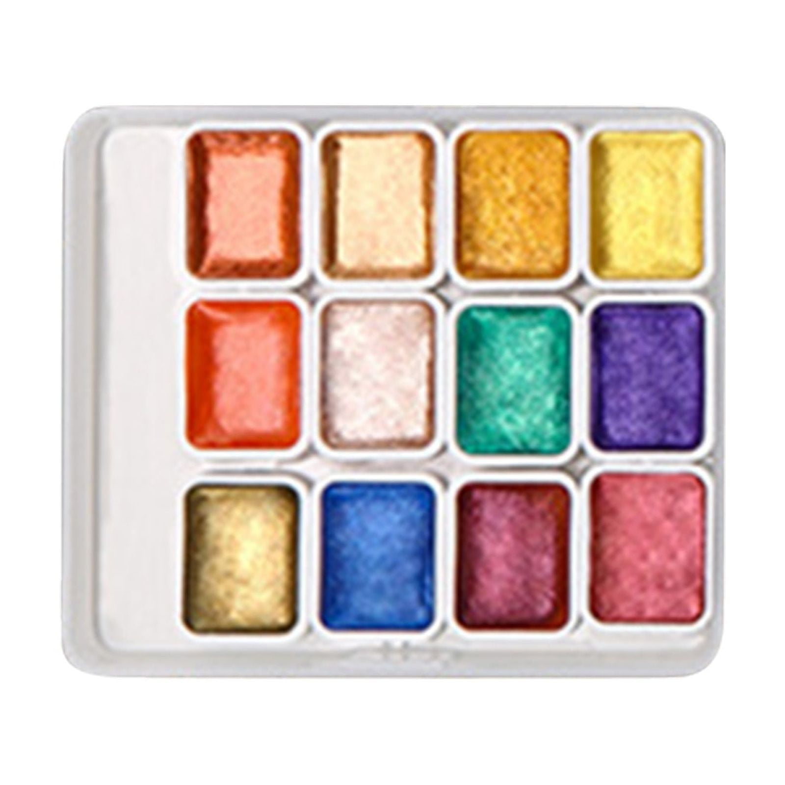 Colors Of Pearlescent Solid Watercolor Pigment Watercolor Painting ...